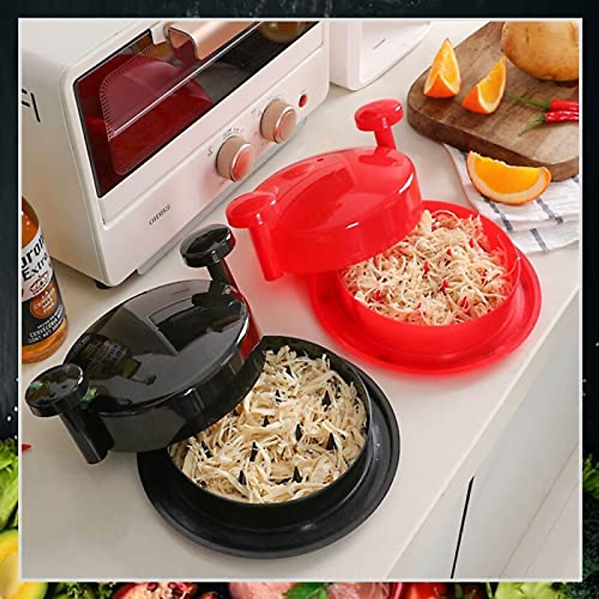 MG CUSTOM GOODS Chicken Shredder |Pro Chicken Shredding Tool| Chicken Shredder Machine is Dishwasher Safe| Meat Shredder Tool with Handles Have Non-Skid Base Suitable for Pulled Pork Beef & Chicken