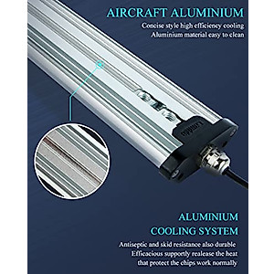 Lominie Full Spectrum Aquarium Light LED Fish Tank Lights Aquarium Lamp, with Extension Bracket and Hang Kits, Inline Timer, Aquarium Plant Light for 8"~15" Small Aquarium Freshwater Planted, BAR 15