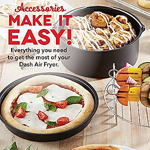DASH DFAF450UP1 Air Fryer, Deluxe, Accessory Bundle