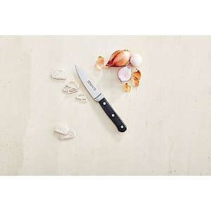 KitchenAid KKFTR3PROB Classic Forged Series Triple Rivet Paring Knife, Onyx Black, 3.5"