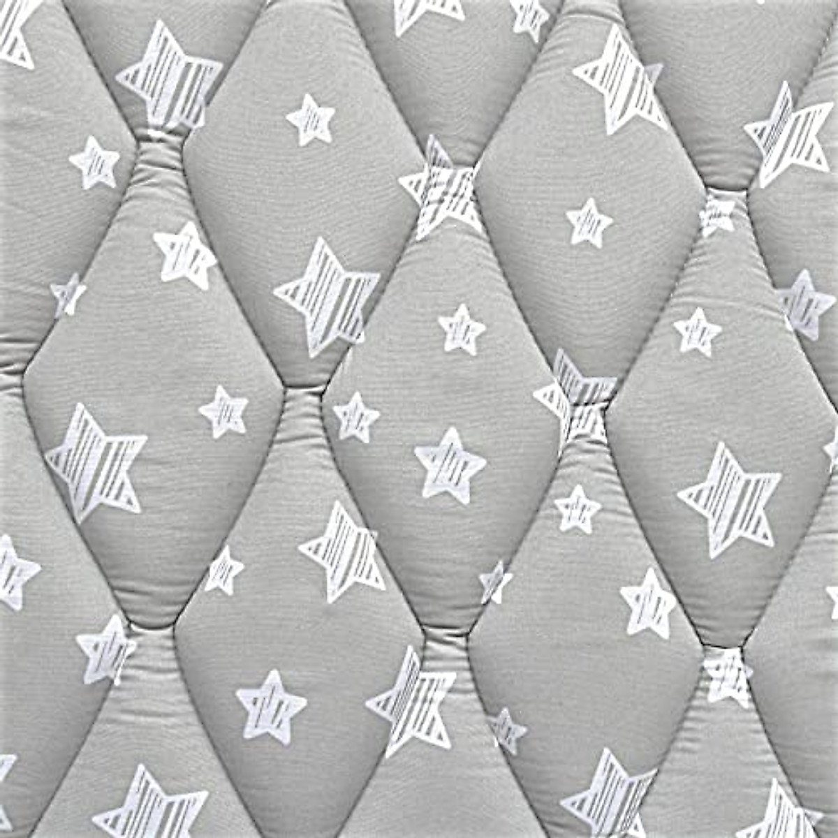 Baby Play Mat 50" X 50" Fit for TODALE Baby Playpen, Premium Foam Mat Non-Slip Cushioned Baby Playpen Mat for Playing, Grey Star