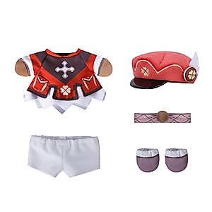 MORROWIND Klee Plush Doll Toy Stuffed Plushie Figure for Kids Girls Game Fans (RED, 20cm/7.87inch)