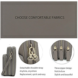 myfriday Touch Screen Crossbody Phone Purse for Women, Rfid Blocking Small Cellphone Shoulder Purse with 2 Adjustable Strap