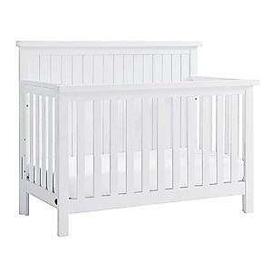 Soho Baby Everlee 4-in-1 Convertible Crib, Whitewash