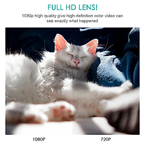 Pelay Hidden Camera Detector with Wall Clock, Wireless 1080P WiFi Security Mini Nanny Camera Motion Detection for Home Surveillance, No Audio Function, Only Video Cameras