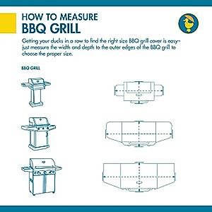 Duck Covers Ultimate Waterproof BBQ Grill Cover, 59 Inch