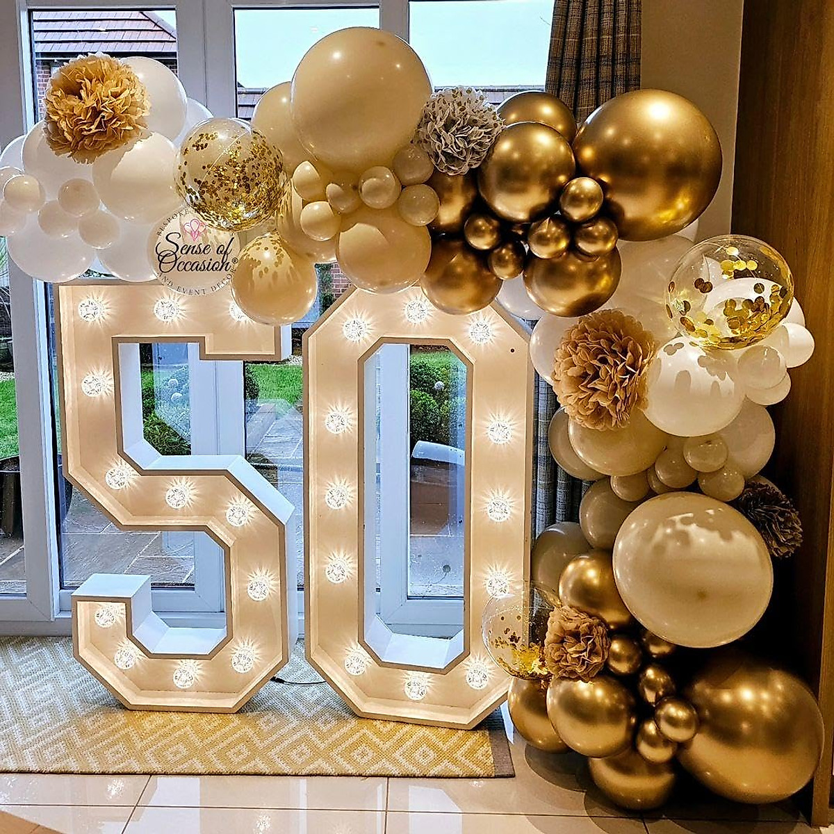 ADOINBY 18 Inch Metallic Gold Balloons - 35Pcs Large Thick Gold Balloons Big Round Chrome Gold Latex Balloons for Birthday Baby Shower Wedding Graduation Gold Themed Party Decorations