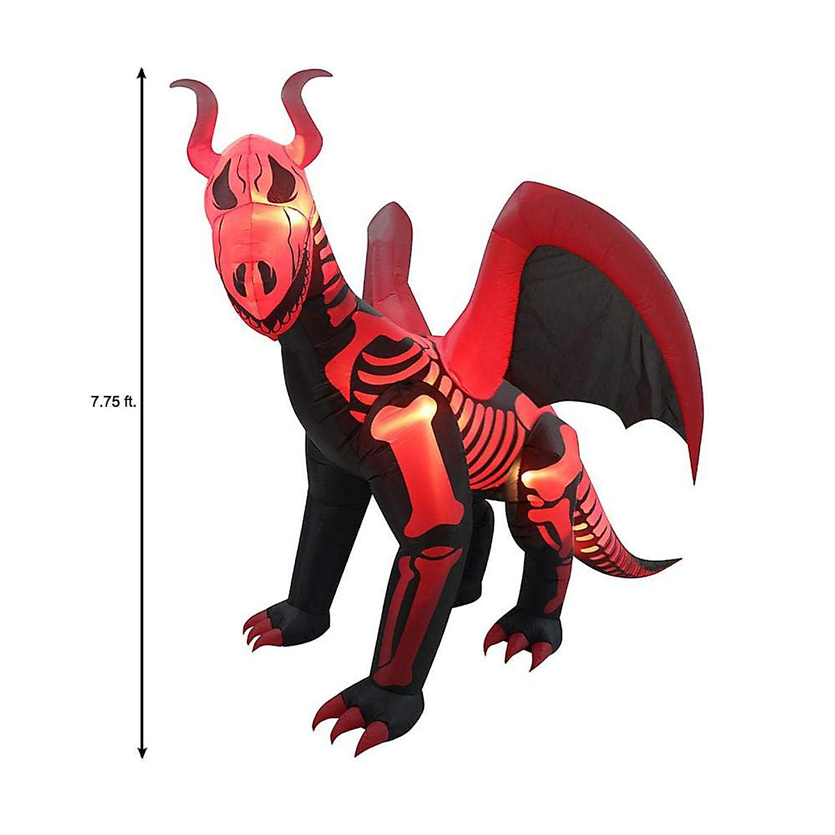 Home Accents Holidays 10 Foot Inflatable Skeleton Dragon