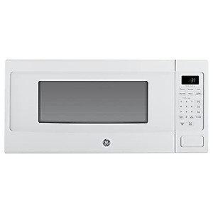 GE PEM31DFWW Profile 1.1 Cu. Ft. White Countertop Microwave