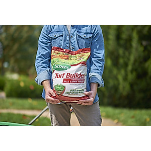Scotts Turf Builder WinterGuard Fall Lawn Food, 12.5 lb. - Fall Lawn Fertilizer Builds Strong, Deep Grass Roots for a Better Lawn Next Spring - Covers 5,000 sq. ft.