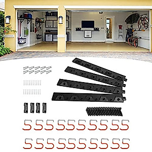 VOLDAX 64in Garage Storage System WallMounted Garage Organizer Garden Tool Organizer Hanger for Home.