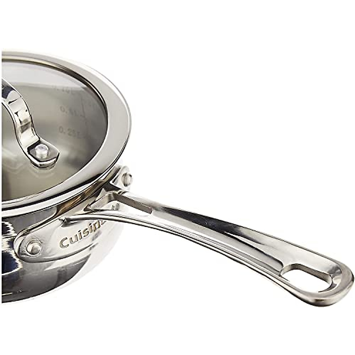 Cuisinart 419-14 Contour Stainless 1-Quart Saucepan with Cover