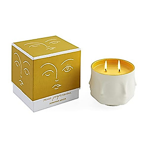 Jonathan Adler Muse Couleur Pamplemousse Candle, White/Yellow 5 25 inch