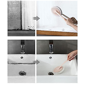 Long Handle Brush Eraser Magic Sponge DIY Cleaning Sponge for Dishwashing Kitchen Toilet Bathroom Wash Cleaning Tool Accessory (2)