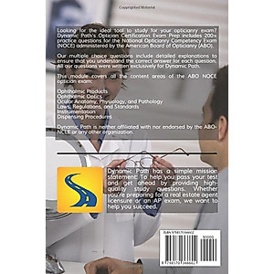 Optician Certification Exam Prep: 200 practice questions