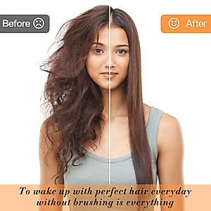 Silky Satin Lined Bonnet Sleep Cap - Adjustable Stay on All Night Hair Wrap Cover Slouchy Beanie for Curly Protection Women and Men Solid Black