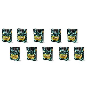 10 Packs Dragon Shield Matte Mini Japanese Mint 60 ct Card Sleeves Display Case