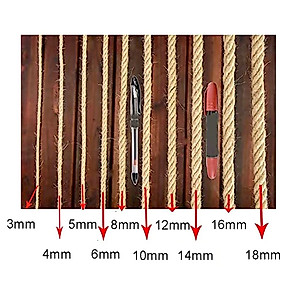 Mesh Stair Gate, Child Pet Cat Anti-Fall Net, Jute Hemp Netting, Ceiling Decoration Background Wall Decorative Hemp Rope, Safety Net for Outdoor Railing Child Protective Netting Rope Netting