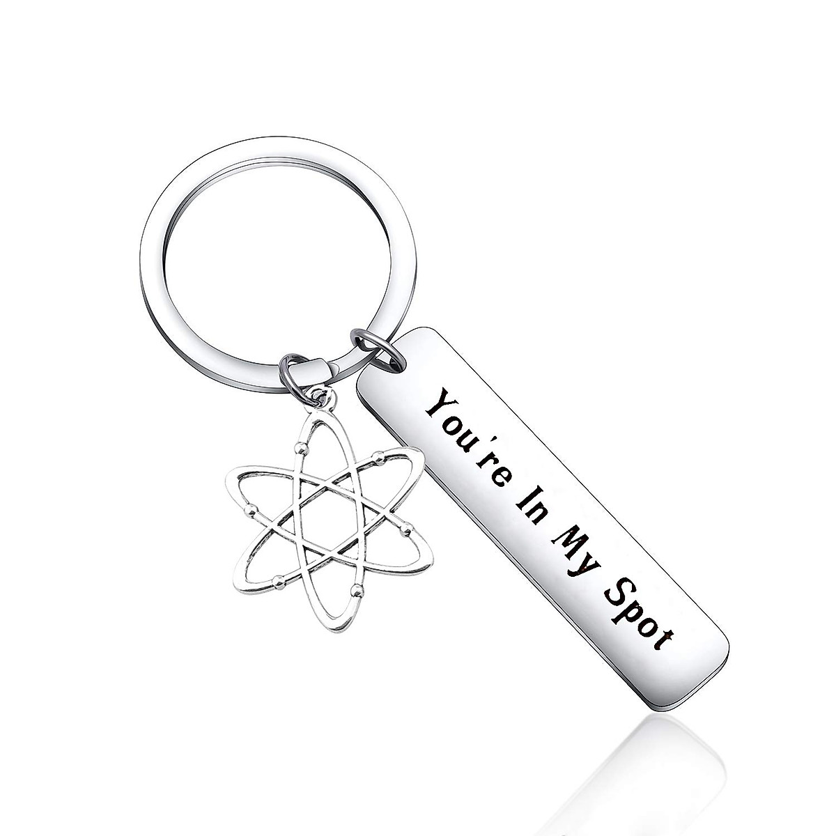 FOTAP You're In My Spot Keychain Gift For Scientist, Theoretical Physicist Big Bang Fans Gift (scientist48)