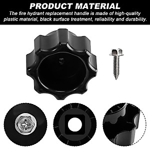 VIDABTE 630-7965 Wall Hydrant Handle Kit for Prier Mansfield 300 400 500 Series, Outdoor Faucet Handle Replacement Frost Proof Wheel Shaped Outdoor Faucet Repair kit Accessories