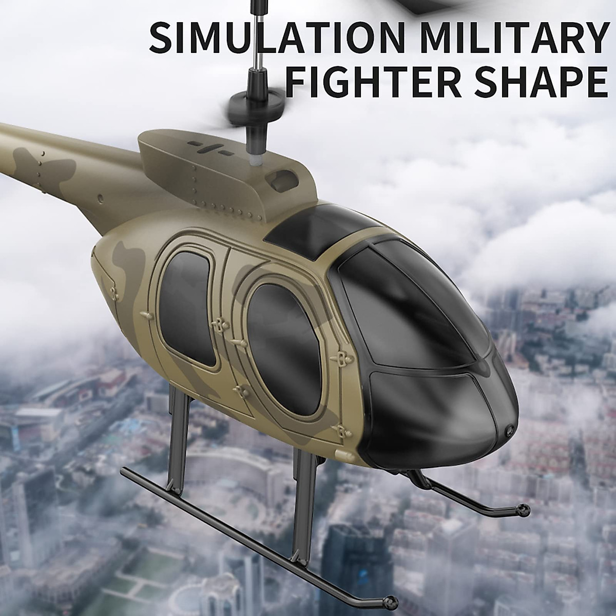 GoolRC RC Helicopter Remote Control Helicopter Toys for Boys 2.4GHz RC Drone Remote Control Plane Gyro Stabilization RC Airplane Altitude Hold Toy Gift for Boys Girls Adults 3 Batteries