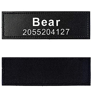 Custom Patch 2 Pieces Dog Vest Patches, Personalized Removable Tactical Patches for Dog Harness Service Dog in Training and Dog Halter Patches with Hook and Loop