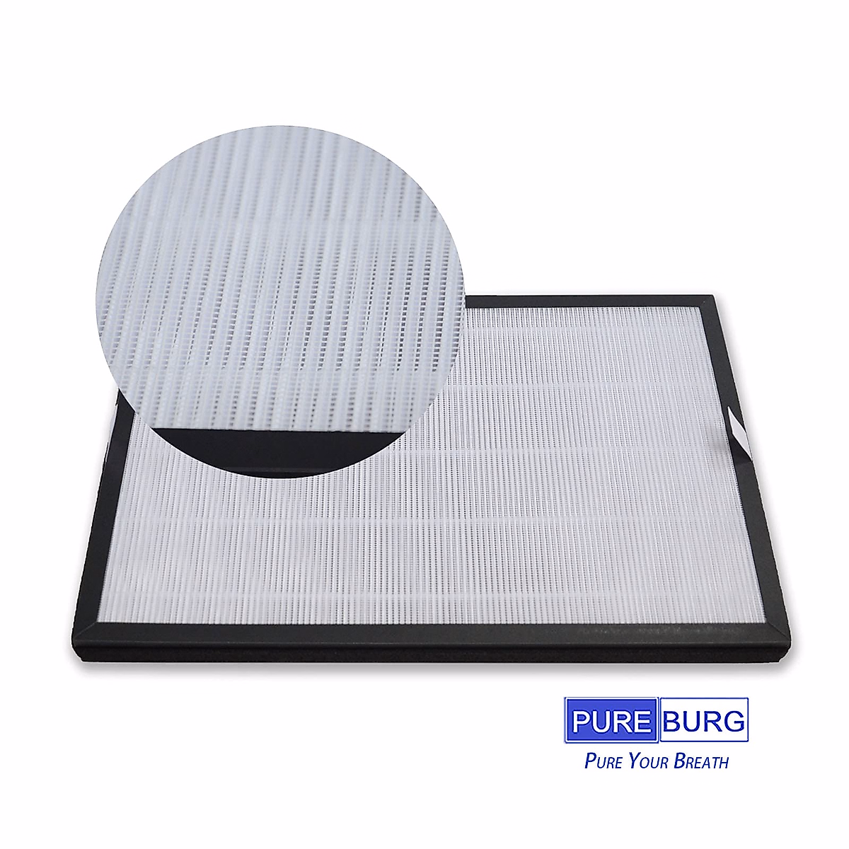 PUREBURG Replacement Filters Compatible with Mooka & Aiibot EP188 EPI-188 Air Purifiers,2-Pack H13 True HEPA 3-Stage Filtration Activated Carbon Air Clean Dust VOCs Odor