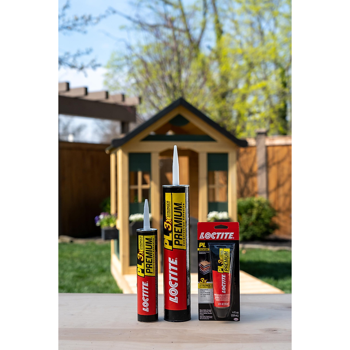 Loctite 1390595 Polyurethane Construction Adhesive, Single, Tan, 10 Fl Oz