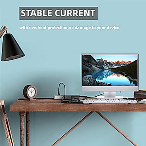 SLLEA 12V 4.5A AC/DC Adapter for LCD Monitor Power Supply Cord Cable PS Charger Mains PSU