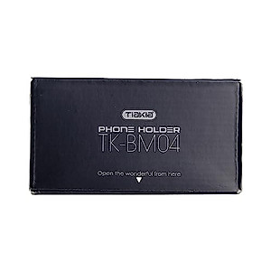 Tiakia Bike Phone Mount - Universal Motorcycle Mount Anti Shake & Anti-Theft, Face & Touch ID Bicycle Phone Holder 360° Rotation for 4.5-7 inches Smartphone