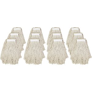 Genuine Joe GJON20COTCT - Clamp-style Cotton Mophead