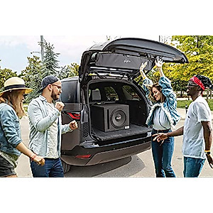 Bbox 12SVSC Single Vented 12 Inch Subwoofer Box - Premium Subwoofer Box Improves Audio Quality, Sound & Bass - Car Subwoofer Boxes & Enclosures with Nickel Finish Terminals