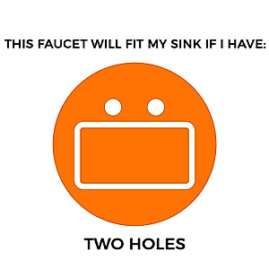 Pacific Bay Lynden Bathroom Sink Faucet - Metallic Plating Over Lightweight ABS Plastic (Chrome)