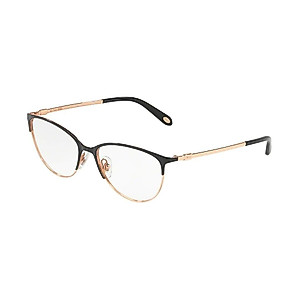 Tiffany & Co. TF 1127-6122 Eyeglasses Black/Rubedo w/Clear Demo 54mm