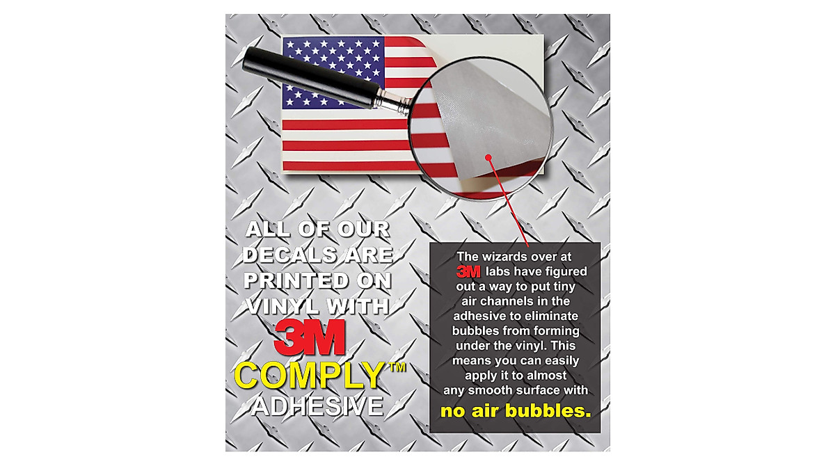 Patriotic American Flag Decal Combo - 21 Pack