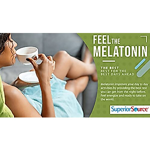 Superior Source Melatonin 1 mg, Under The Tongue Quick Dissolve Sublingual Tablets, 100 Ct, with Chamomile, Natural Sleep Support, Sublingual Melatonin, for Adults, Non-GMO