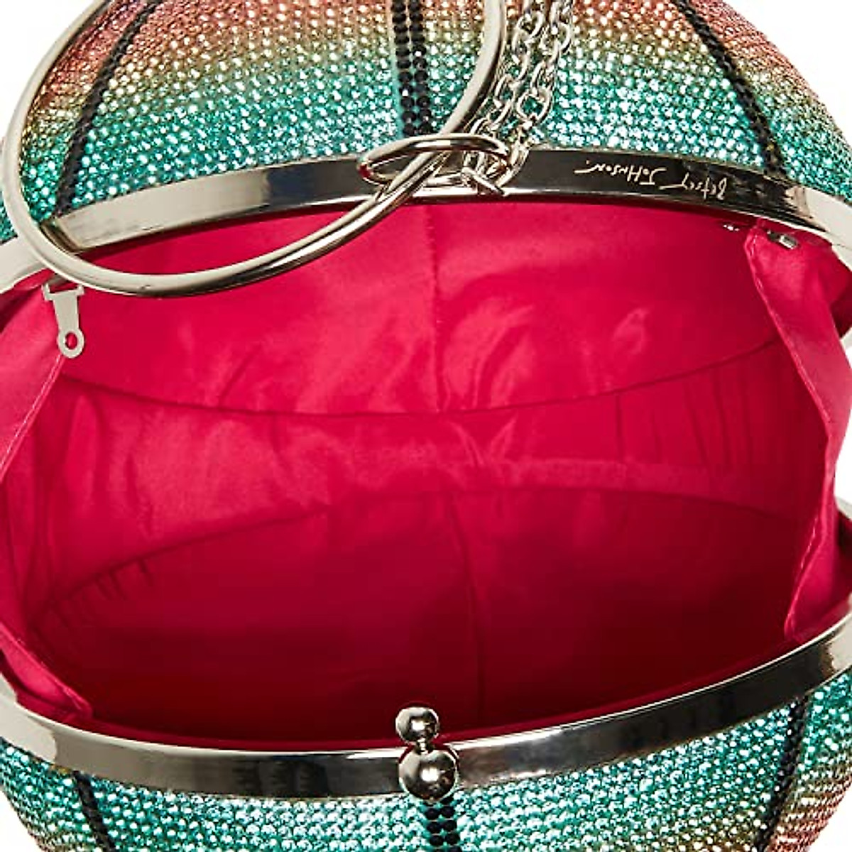 Betsey Johnson Slam Dunk Rhinestone Basketball, Multi