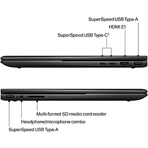 HP Envy x360 2-in-1 Laptop, 15.6" FHD Touchscreen, AMD Ryzen 5 5625U Processor, 16GB RAM, 1TB SSD, Webcam, Backlit Keyboard, HDMI, Wi-Fi 6, Windows 11 Home, Stylus Pen Included