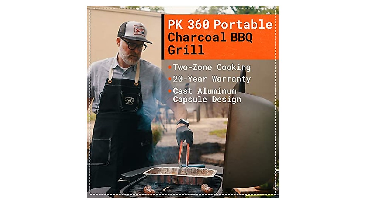 PK Grills PK 360: Portable Charcoal BBQ Grill & Smoker