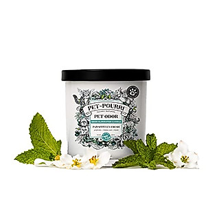 Pet-Pourri Pet Odor Eliminator Candle, Pawsitively Fresh, 7.5 Oz - Jasmine, Fresh Air and Pear (Veterinarian Recommended)