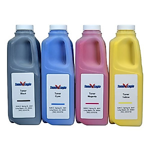 Toner Eagle Toner Refill Kits Compatible with Brother TN-339 HL-L9200 HL-L9300 MFC-L9550 TN339BK, TN339C, TN339M, TN339Y. [4-Color Set]