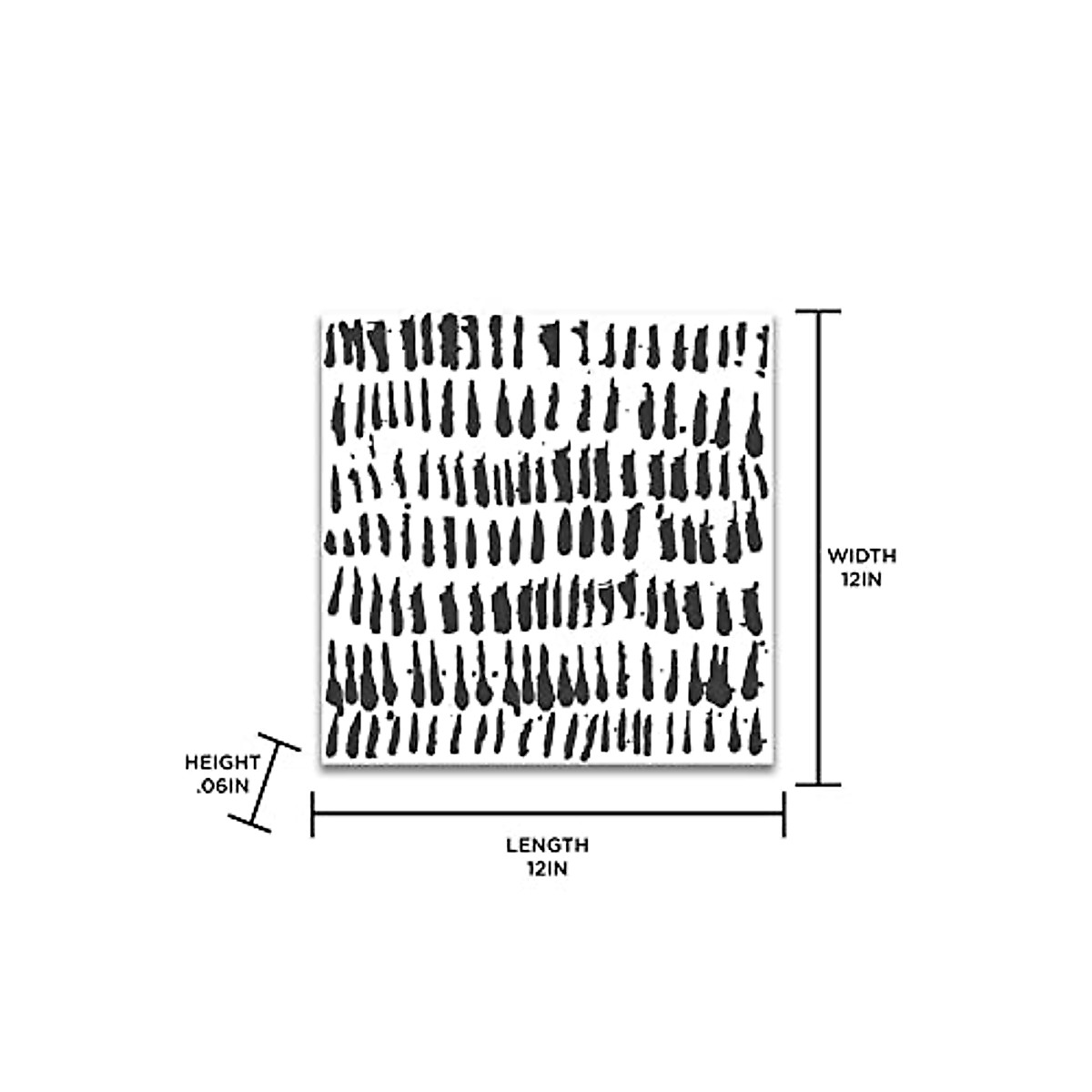 FloorPops FP2945 Noleby Peel & Stick Floor Tiles, Black