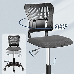 PALONE Home Desk Chairs Grey 111