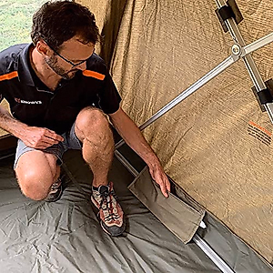 Oztent 30 Second Expedition 3-4 Person Tent (42 Lb) 8 ft(W) x 6.6 ft(D) x 6.6 ft(H) + 6.6 ft(Awning)