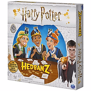 Hedbanz, Harry Potter Card Game 2019 Edition Gift Toy Merchandise Family Board Game Based on the Wizarding World Books & Movies, for Adults and Kids Ages 7 and Up