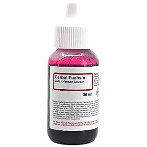 Innovating Science Carbol Fuchsin (Ziehl Neelsen) Solution, 1 fl oz (30mL) - The Curated Chemical Collection