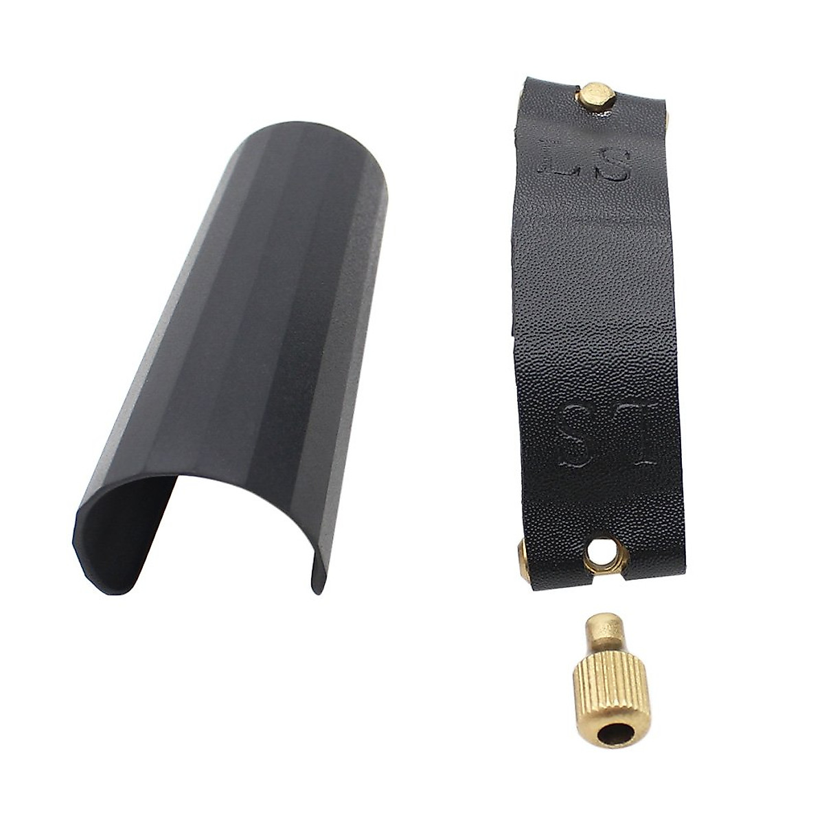 Andoer Leather Ligature Fastener with Plastic Cap for Clarinet Bakelite Mouthpiece Durable
