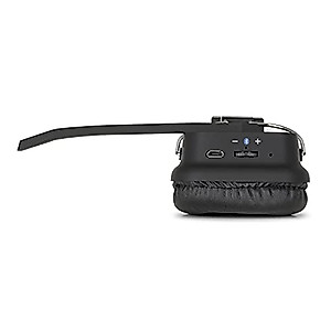 Aluratek Bluetooth Wireless Stereo Headset with Boom Microphone and Dongle, Built-in Rechargeable Battery, 27 Hours Continuous Talk and Music Play