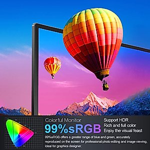 c-force Portable Monitor, 15.6'' 4K UHD Laptop Monitor USB C HDMI Computer Display HDR Eye Care External Screen w/Smart Cover for PC Mac Phone Xbox Switch PS5