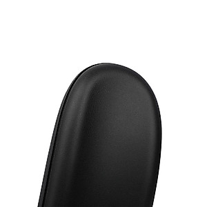 ALUCSET 10" Long x 4" Wide Office Chair Replacement Armrest Arm Pads Caps Univeral 4" 5.5" Mounting Hole Office Chair Parts 1 Pair (Black, Set of 2)